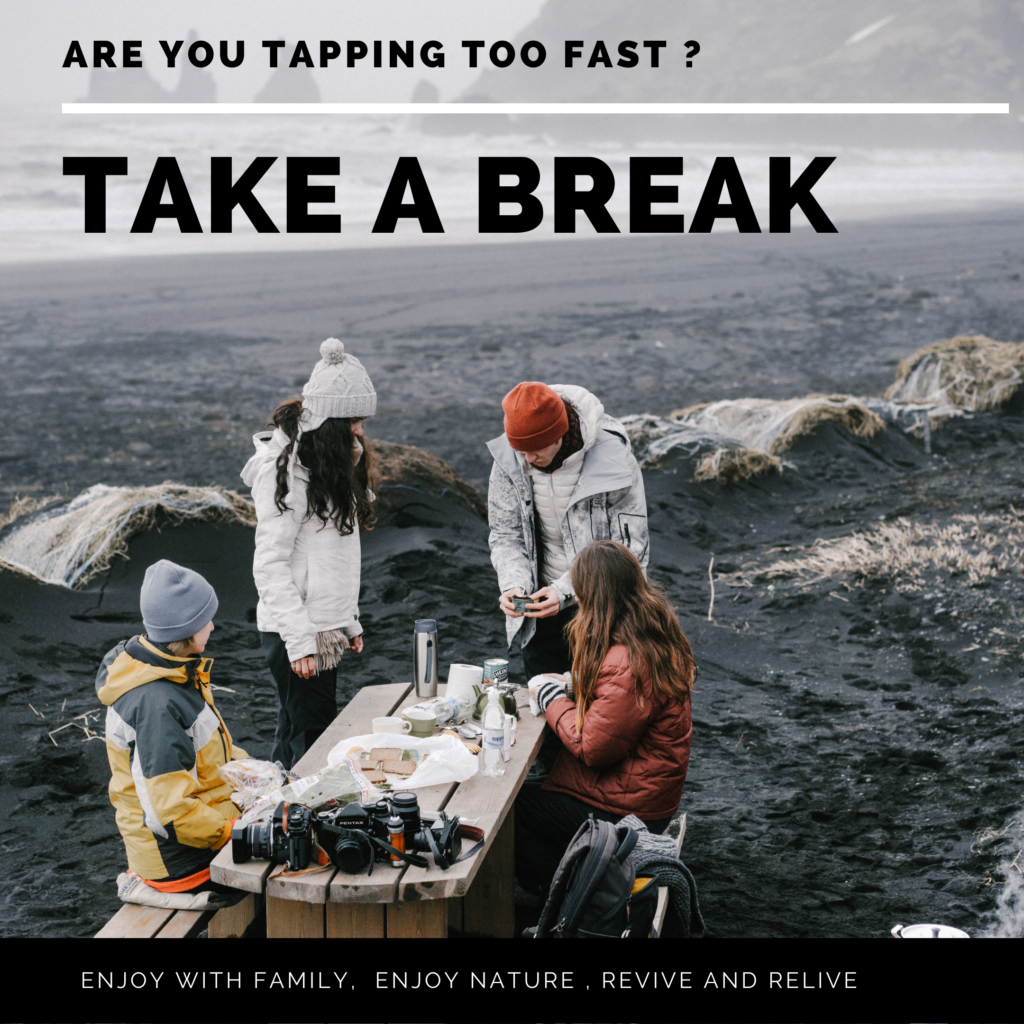 Take a break to enjoy your life the fullest - Life Marbles
